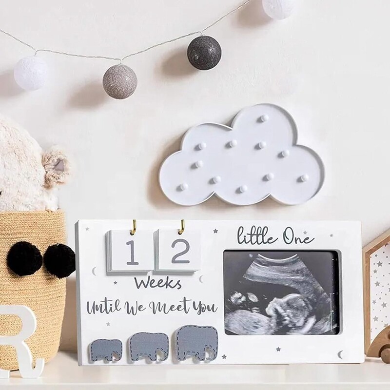 Sonogram Picture Frames, Ultrasound Photo Frames with Countdown Weeks ...