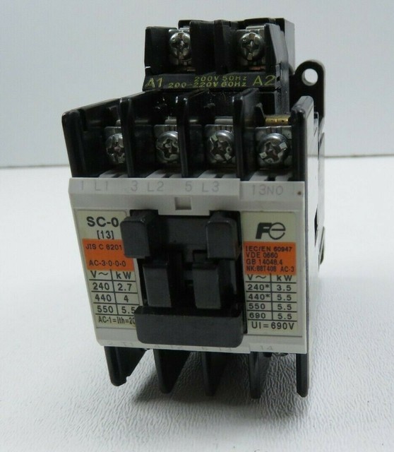 Fuji Electric Sc-0 Sc13aa Contactor for sale online | eBay