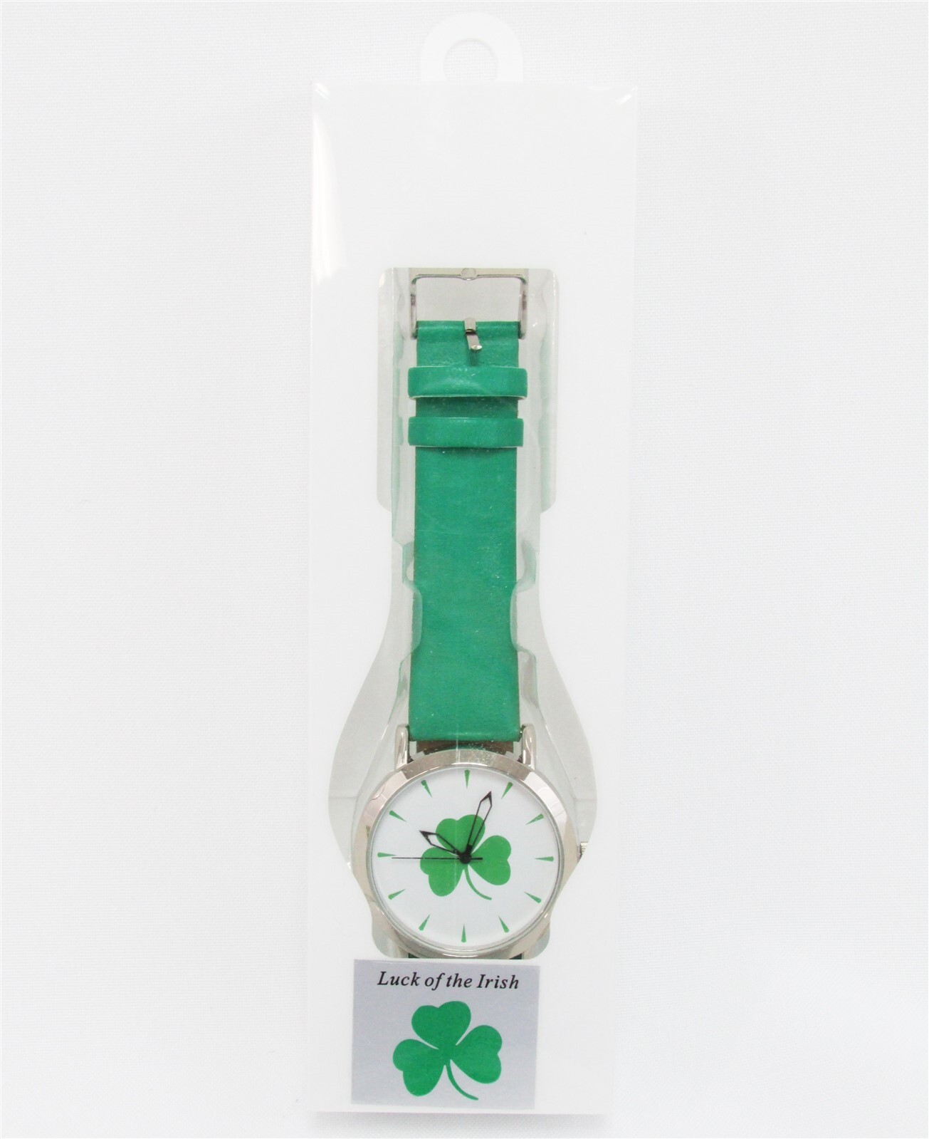 Shamrock Clover Leaf Watch Unisex Irish Wristwatch St. Patrick's Day ...