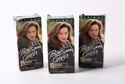 Lot of 3 Clairol Womens Balsam Hair Color Level 3 Permanent 608 Light ...