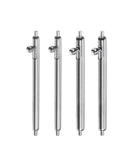 4 PCs Solid Heavy Duty Stainless Steel Watch Quick Release Spring Bars ...