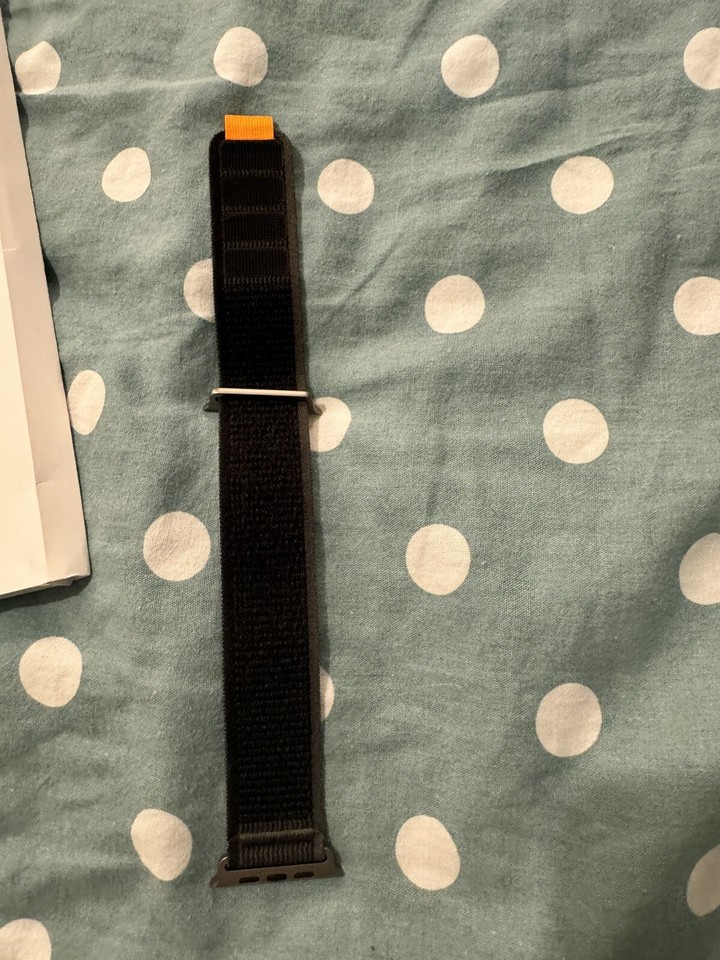 Apple Trail Loop Band for Watch Ultra/Ultra2 - Black/Grey S/M (49mm) | eBay
