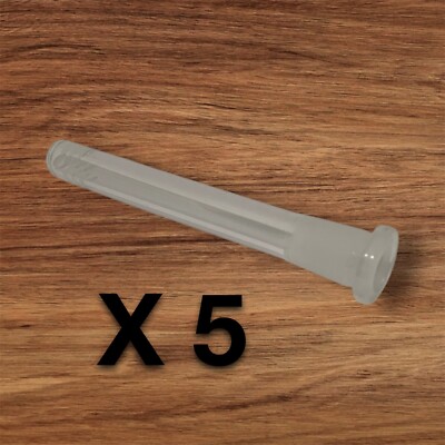 14mm/18mm High Profile Diffuser Downstem 4” Glass With 6 Cuts Water ...