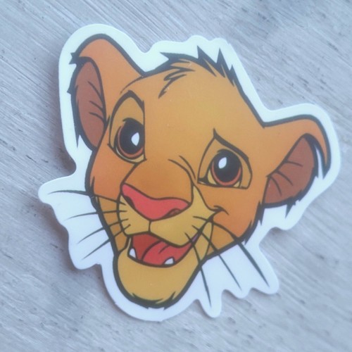 Disney The Lion King Simba Young And Happy Smiling Sticker One 1Pc | eBay