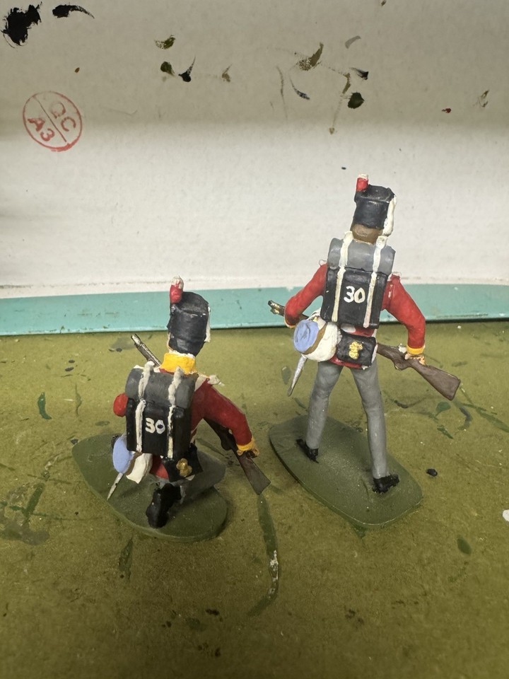 British Infantry Battle Of Waterloo 1815 Painted 1/32nd Models | eBay UK