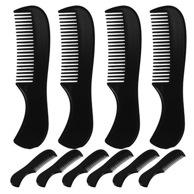 10 Pcs Plastic Mini Beard Comb Mustache Pocket Combs for Men Hair ...