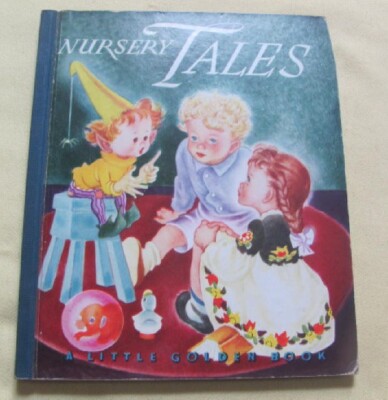 First edition Nursery Tales blue binding 1943 Masha illustrated Golden ...