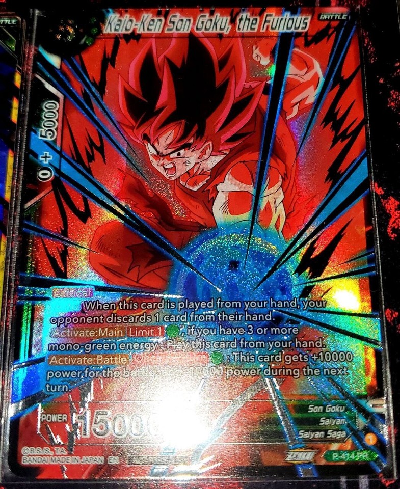Kaio-Ken Son Goku, the Furious Championship 2023 Reward Alt Art Card ...