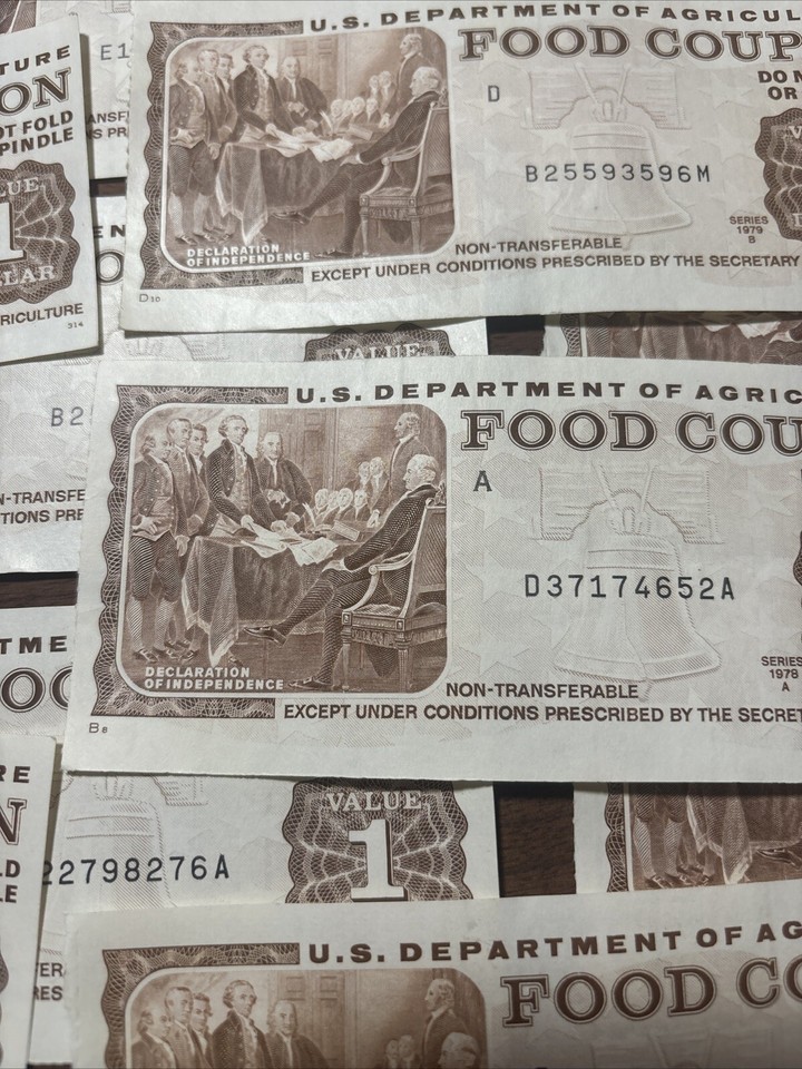 Vintage USDA $1 Food Coupon/Stamp About Uncirculated 70’s 80’s Lot Of 3 ...