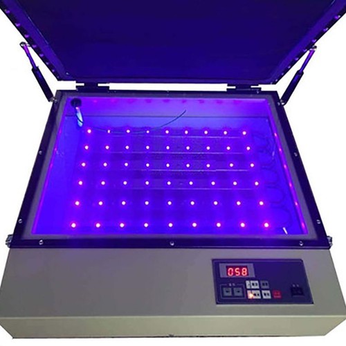 Vacuum UV Exposure Unit Screen Printing With Vacuum Pump 130W 420*300mm ...
