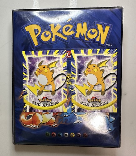 Topps Pokemon TCG Raichu Holo #26 Set Of Two Black Logo TV Animation ...