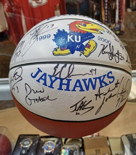 1999-2000 University of Kansas Jayhawks Official Team Autographed ...