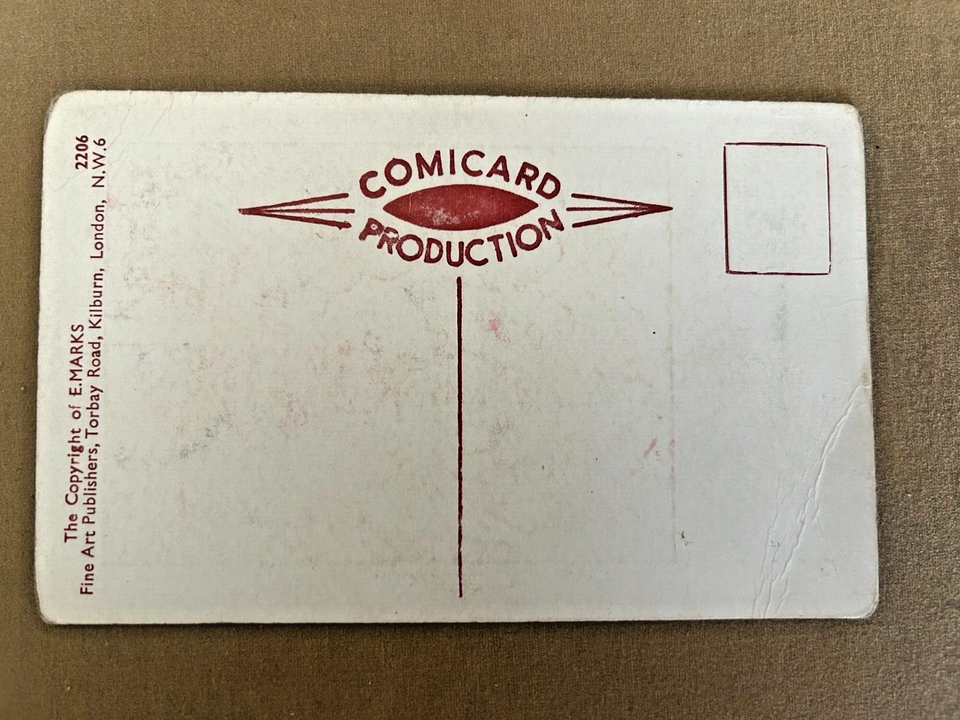 Vintage Postcard Comicard Production No.2206, unposted (A203) | eBay UK