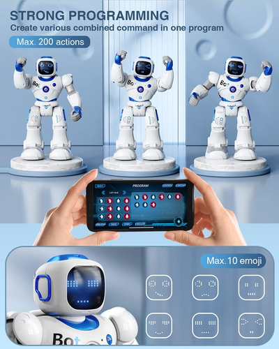 Smart Robots for Kids, Large Programmable Interactive RC Robot with ...