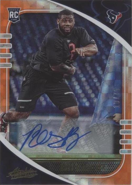 2020 Panini Absolute - Rookie Ross Blacklock #189 Orange Mosaic ...