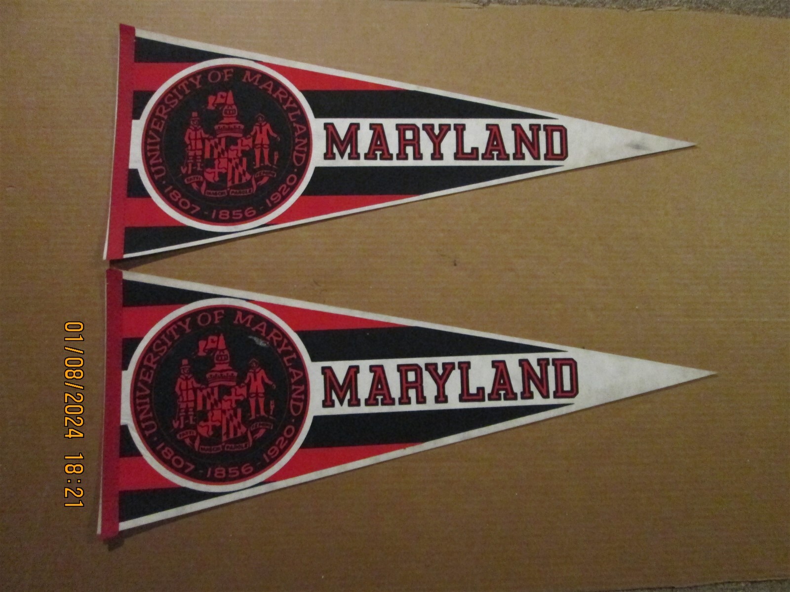 NCAA University Of Maryland Vintage 1990's Lot of 2 Team Logo College ...