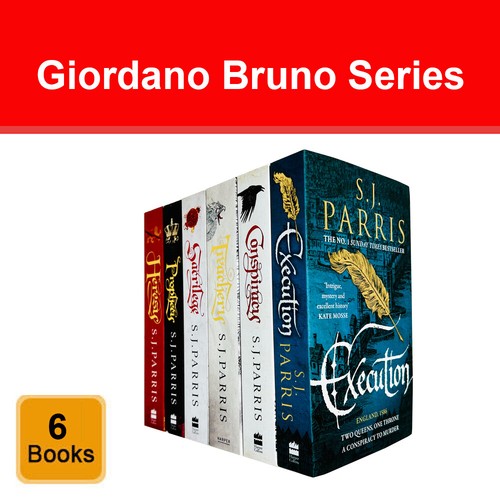Giordano Bruno Series 6 Books Collection Set By S. J. Parris Heresy ...