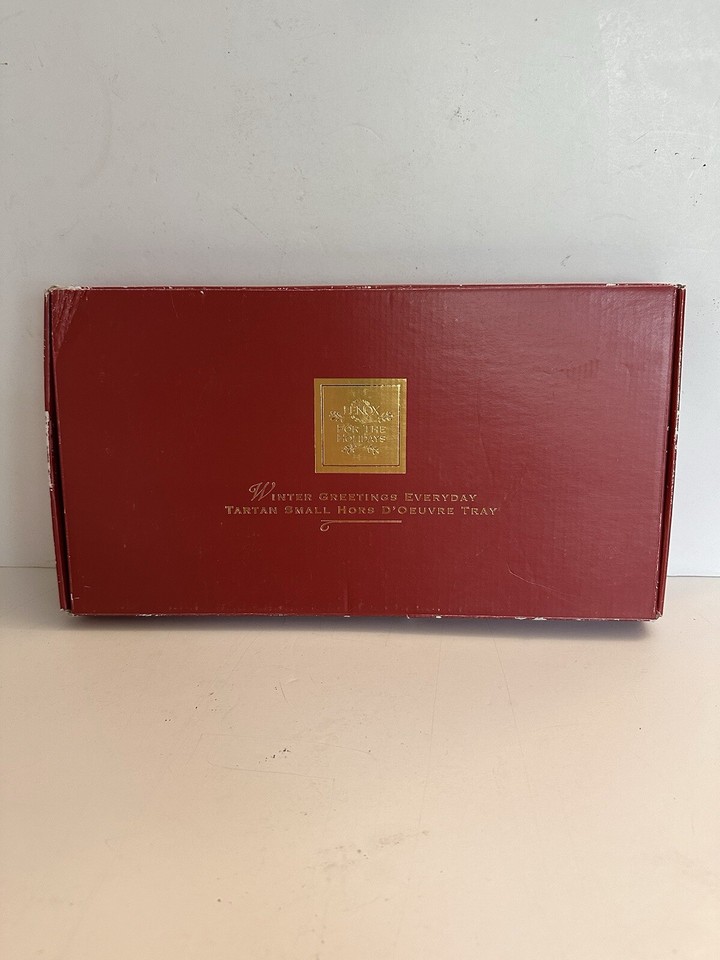 Lenox Winter Greetings Everyday Hors D'Oeuvre Trays Catherine McClung ...