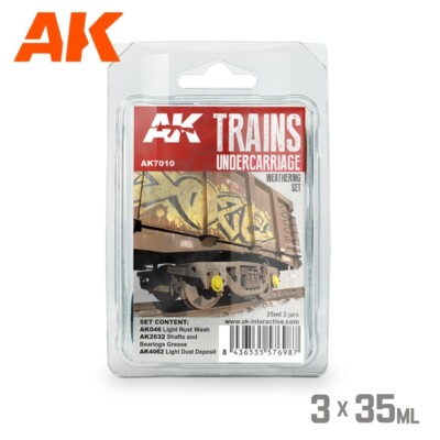 AK Interactive: Trains Undercarriage - Weathering Set - AK7010 | eBay