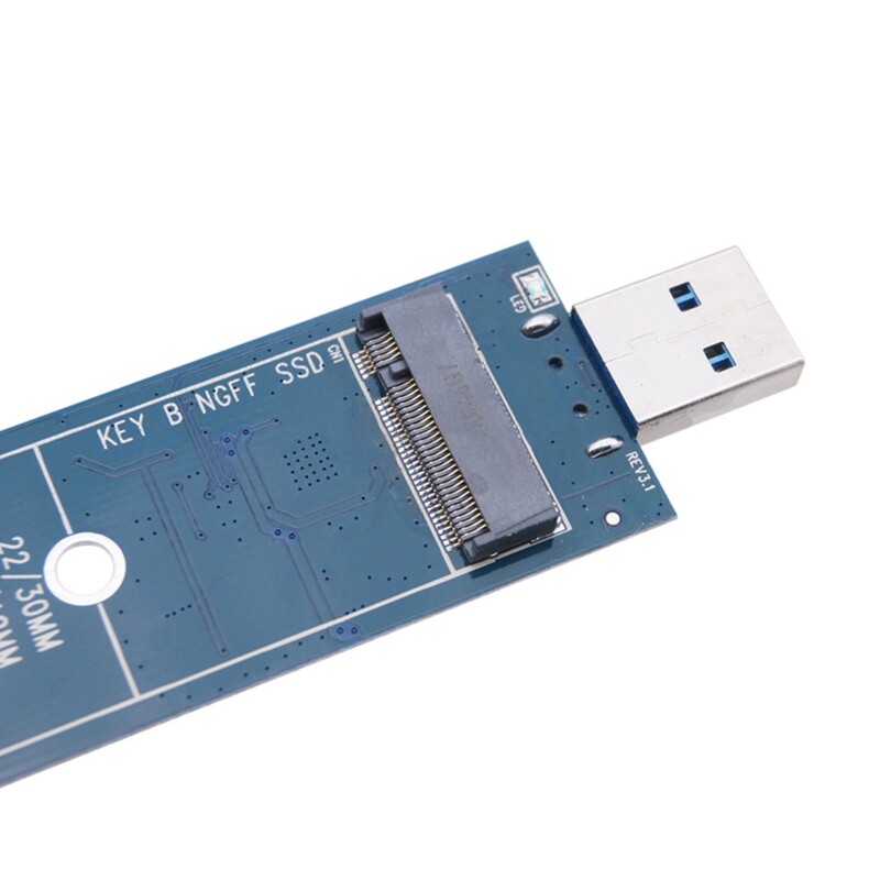 for M.2 to USB Adapter NGFF to USB 3.0 Reader Card SSD (B+M Key-SATA ...