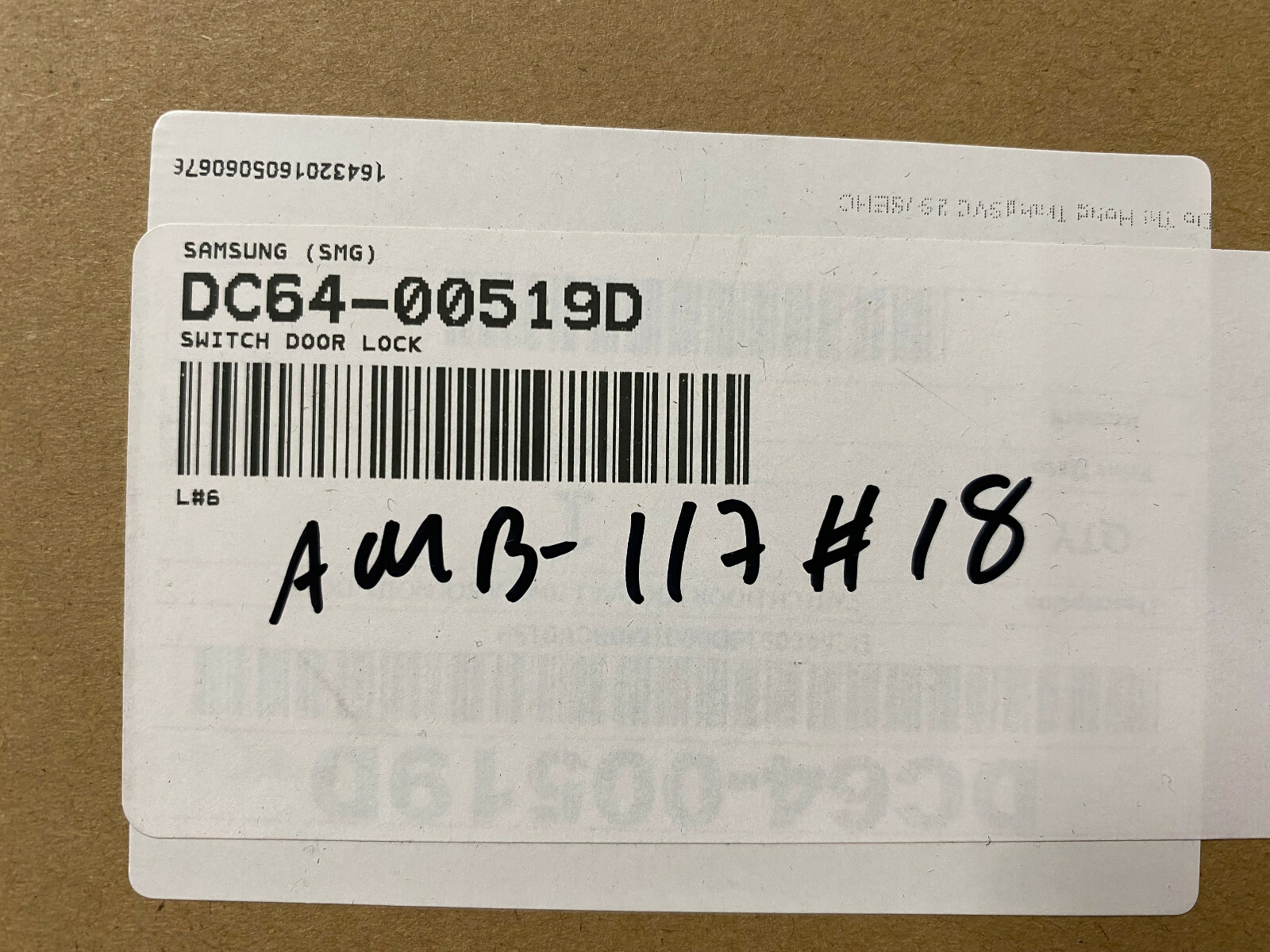 GENUINE OEM Samsung Washer Door Lock Switch DC64-00519D | eBay