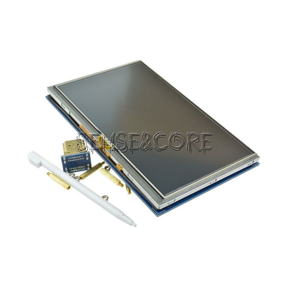 5"" HDMI Touch Screen 800X480 TFT LCD Panel Module Shield For Raspberry ...