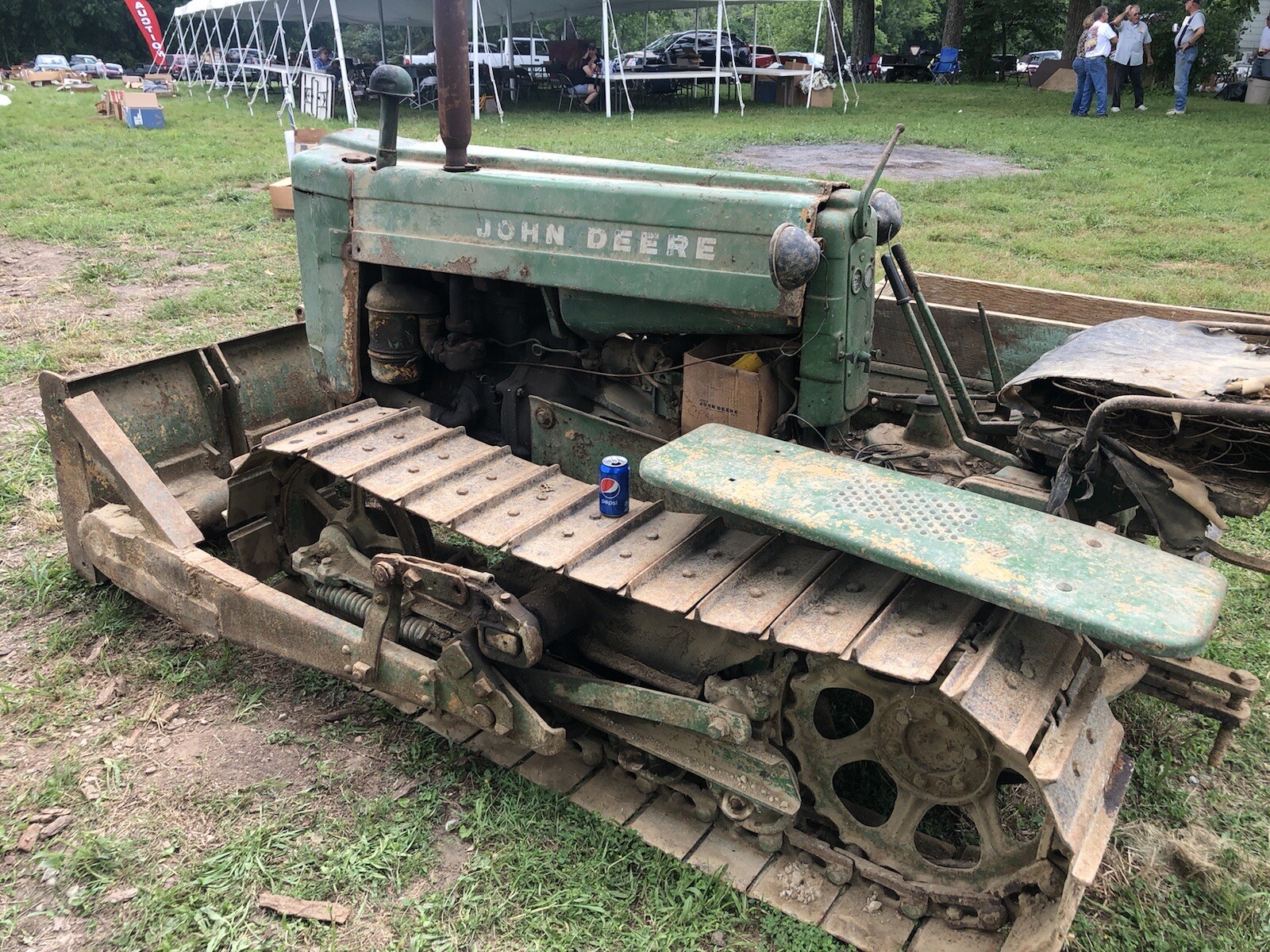ANTIQUE JOHN DEERE MC CRAWLER DOZER TRACK Non running | eBay