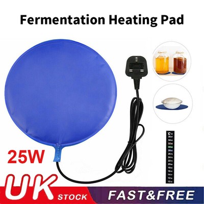 Fermentation Heating Pad 25W Heat Mat Home Brew Beer Wine Making Heater ...