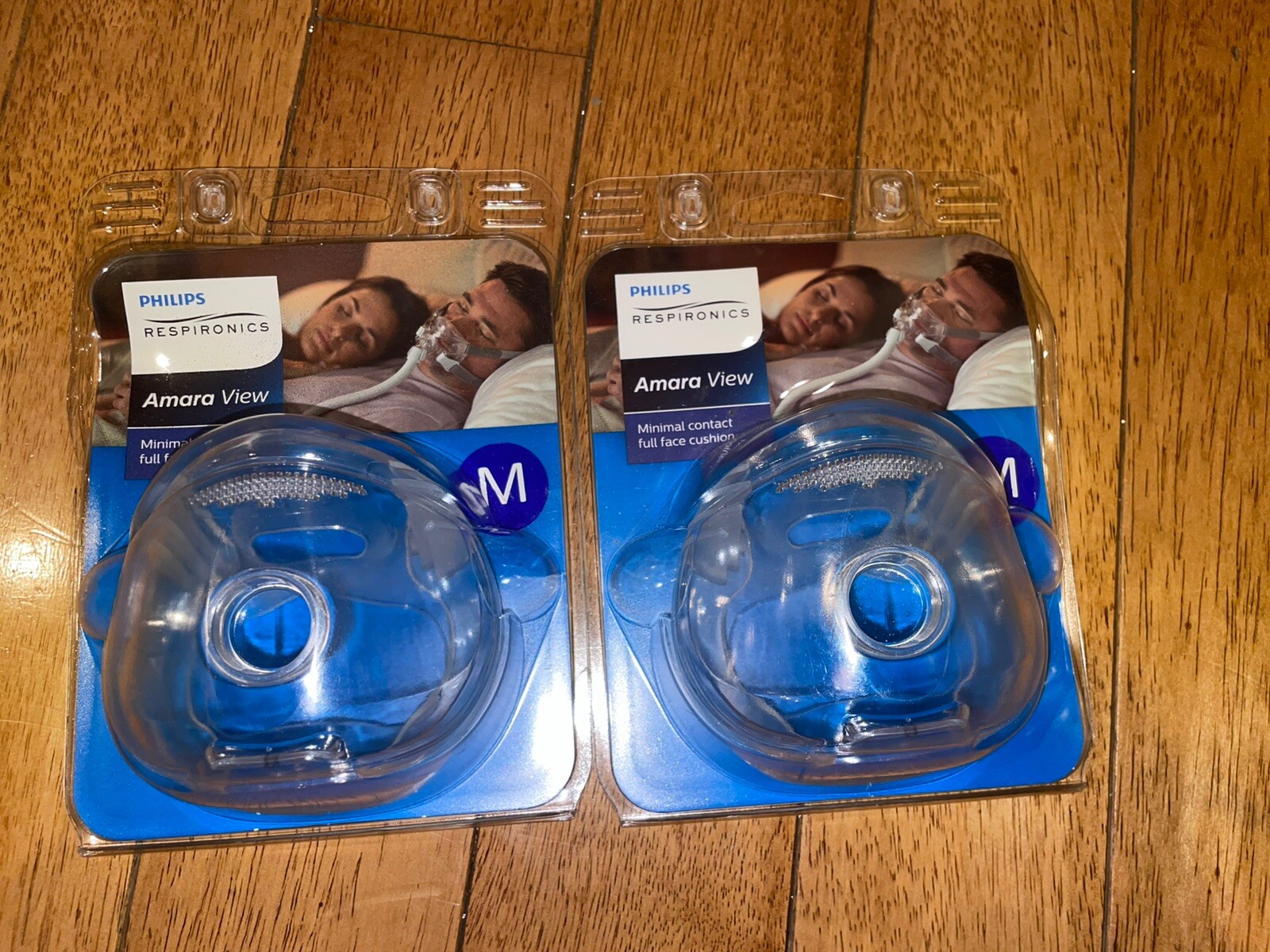 Lot of 2 Philips Respironics Amara View Medium Full Face Cushion Mask ...