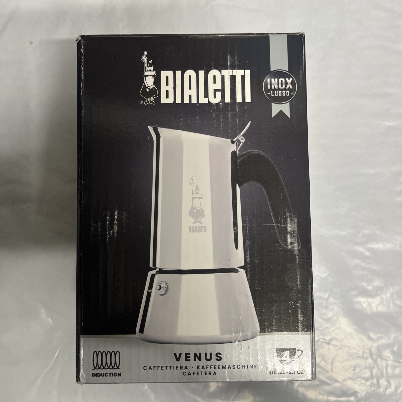 Bialetti Venus 4 Cup Induction Stovetop Espresso Maker - Used