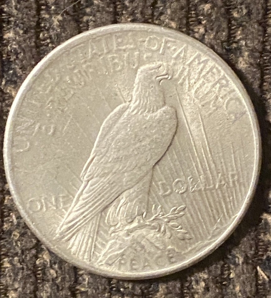 1924 Peace Silver Dollar $1 Philadelphia Mint Excellent Condition Nice ...