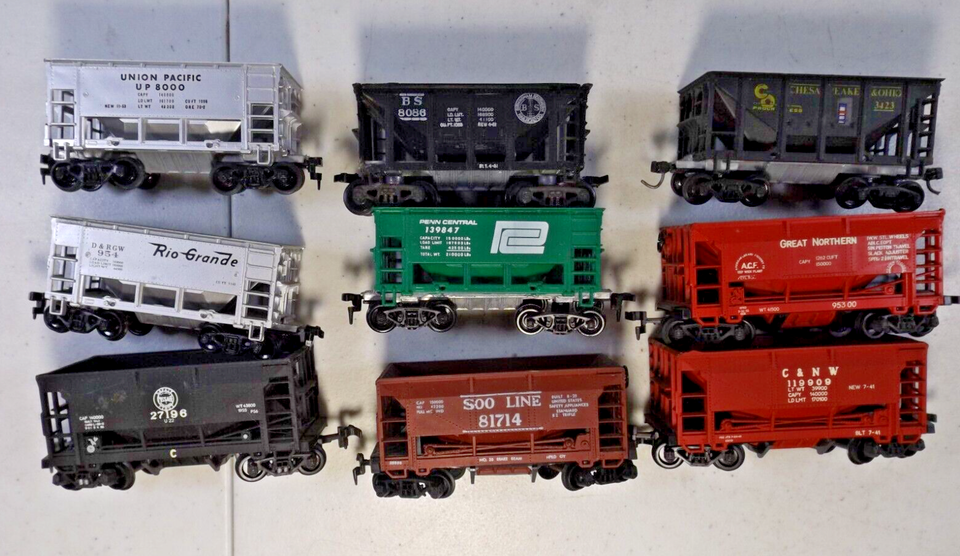 (9) HO ore cars (lot 6236) | eBay