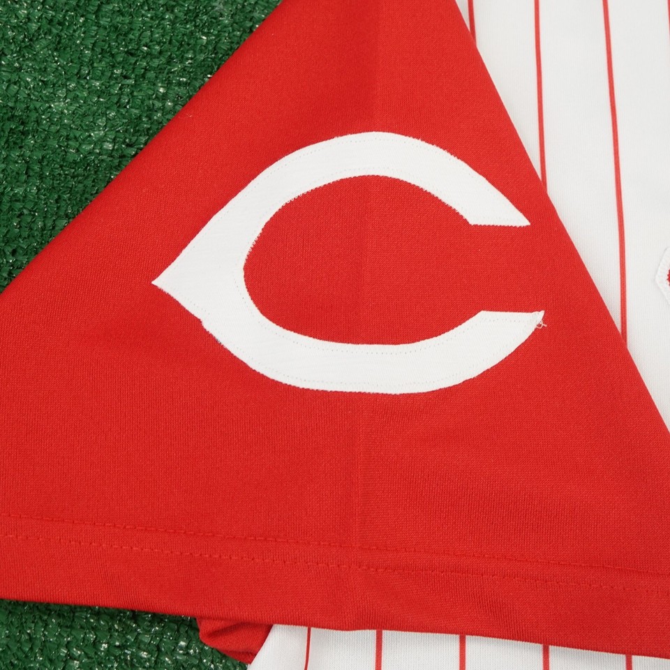 Deion Sanders 1997 Cincinnati Reds Home White Jersey w/ Jackie 50th ...