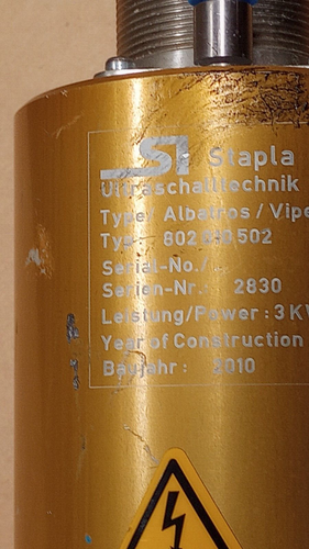 PARTIAL STAPLA CONDOR ST 30 ULTRASONIC WELDING UNIT ( 2 HEADS) | eBay