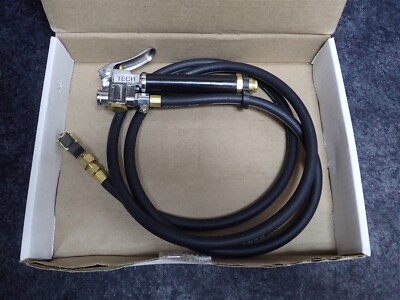 NEW TECH VH652 10-120Psi Tire Inflating Gauge 6ft hose OSHA compliant ...