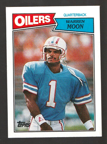 1987 TOPPS WARREN MOON QB HOUSTON OILERS | eBay