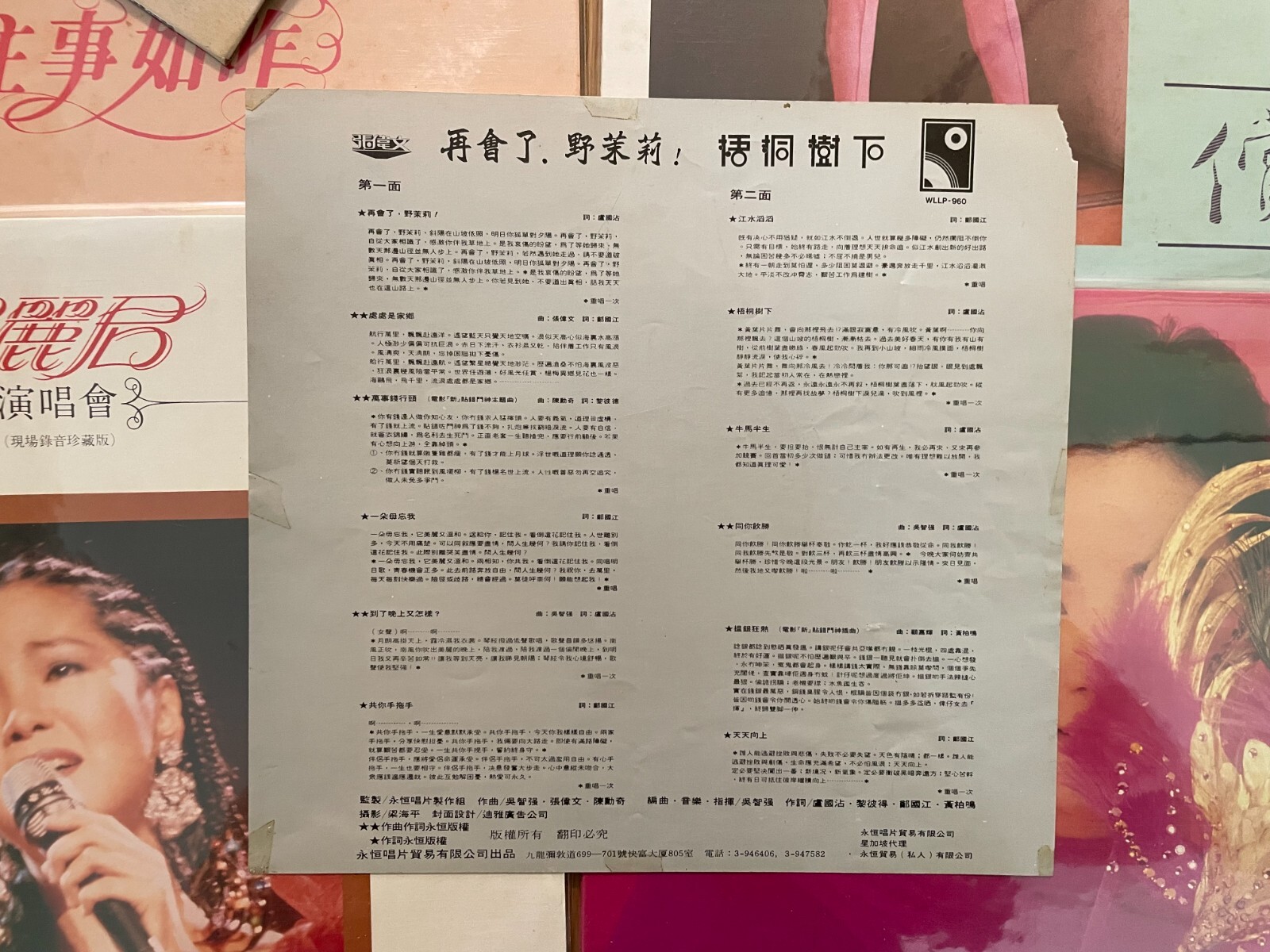 [MusicWall] Donald Cheung (張偉文) 再會了野茉莉 LP LP4127 | eBay