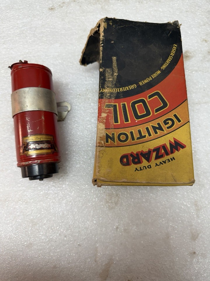 NOS IN BOX 1941-46 CHEVY WIZARD COIL WITH MOUNTING BRACKET | eBay