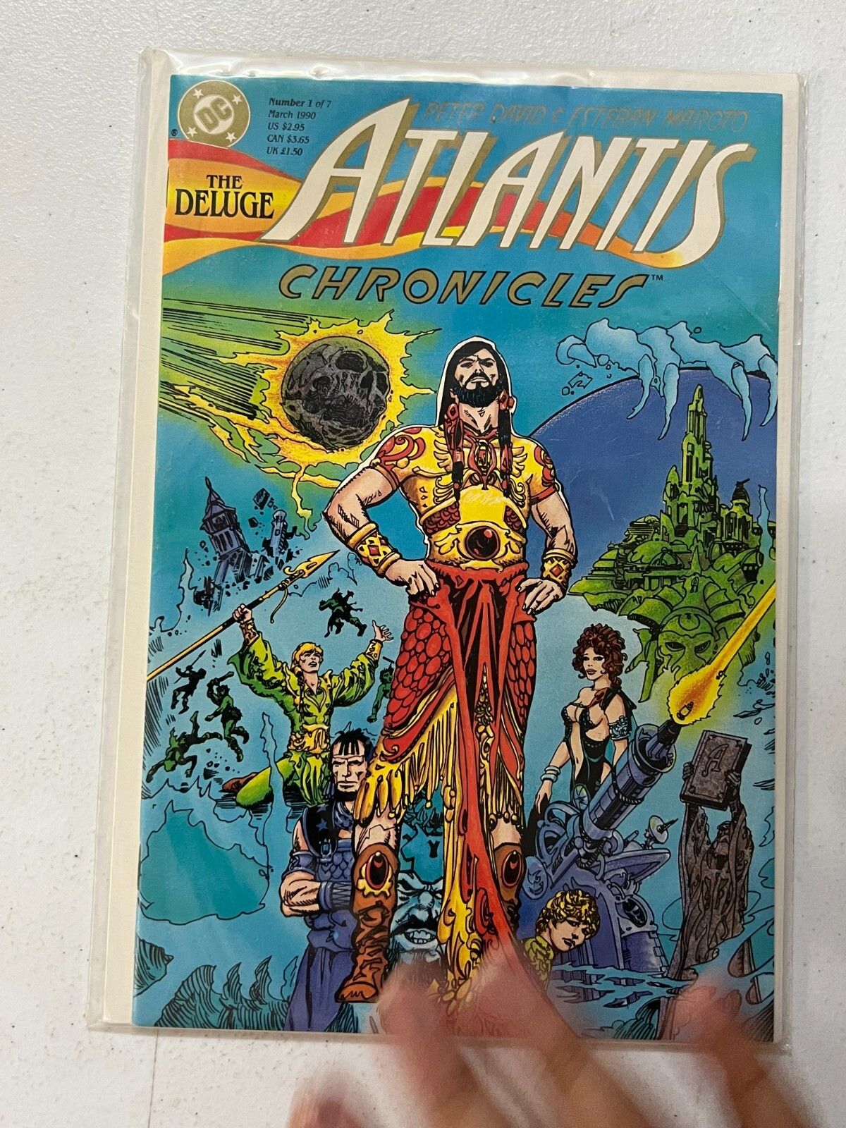 Atlantis Chronicles #1 The Deluge Peter David Esteban Maroto 1990 DC ...
