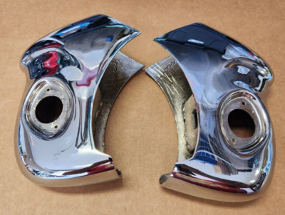 1955 Chevrolet Wagon Nomad OEM Rear Bumper Guards Pair | Genuine OEM ...