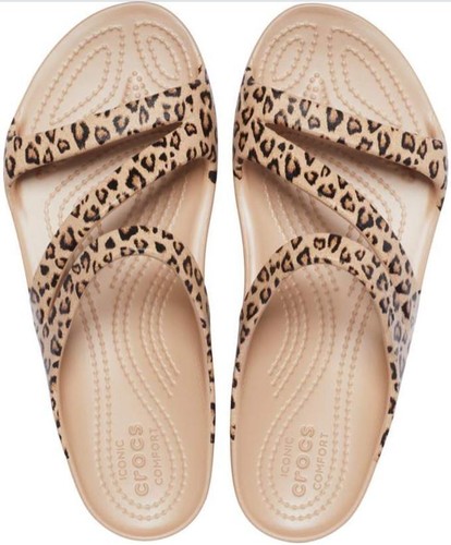 Crocs Kadee II Leopard Gold Women's Sandal BRAND NEW Sizes 7-11 206894 ...