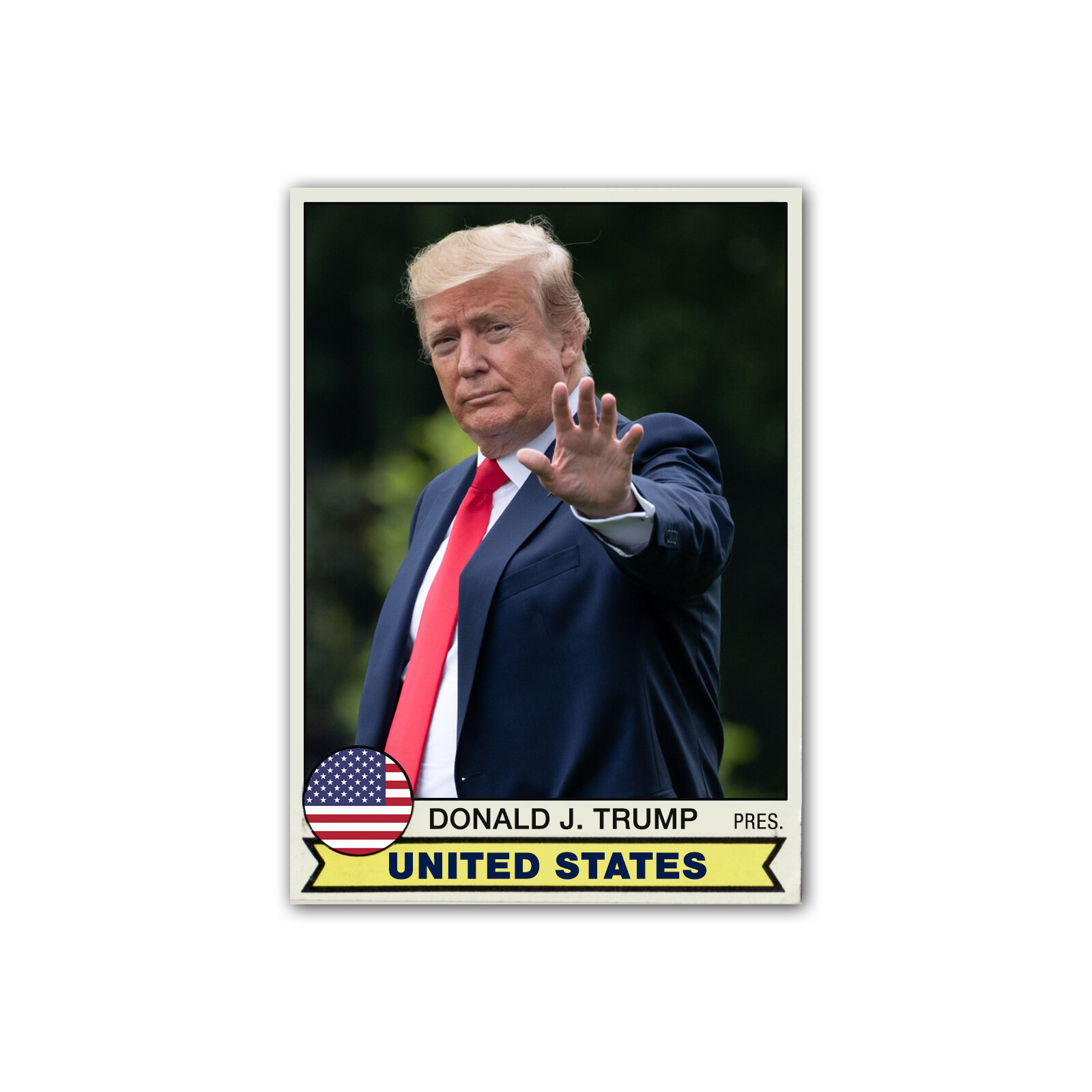 Donald Trump Novelty Custom 1979 Style Presidential Baseball Card GOP ...