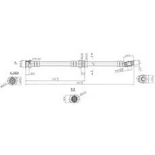 New PROTEX Hydraulic Hose - Front For Nissan Skyline 1986-1990 H1356 ...