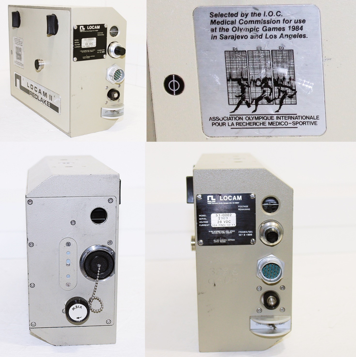 Collectors IOC-1984 Redlake LOCAM II Model 51-0002 16mm High Speed ...