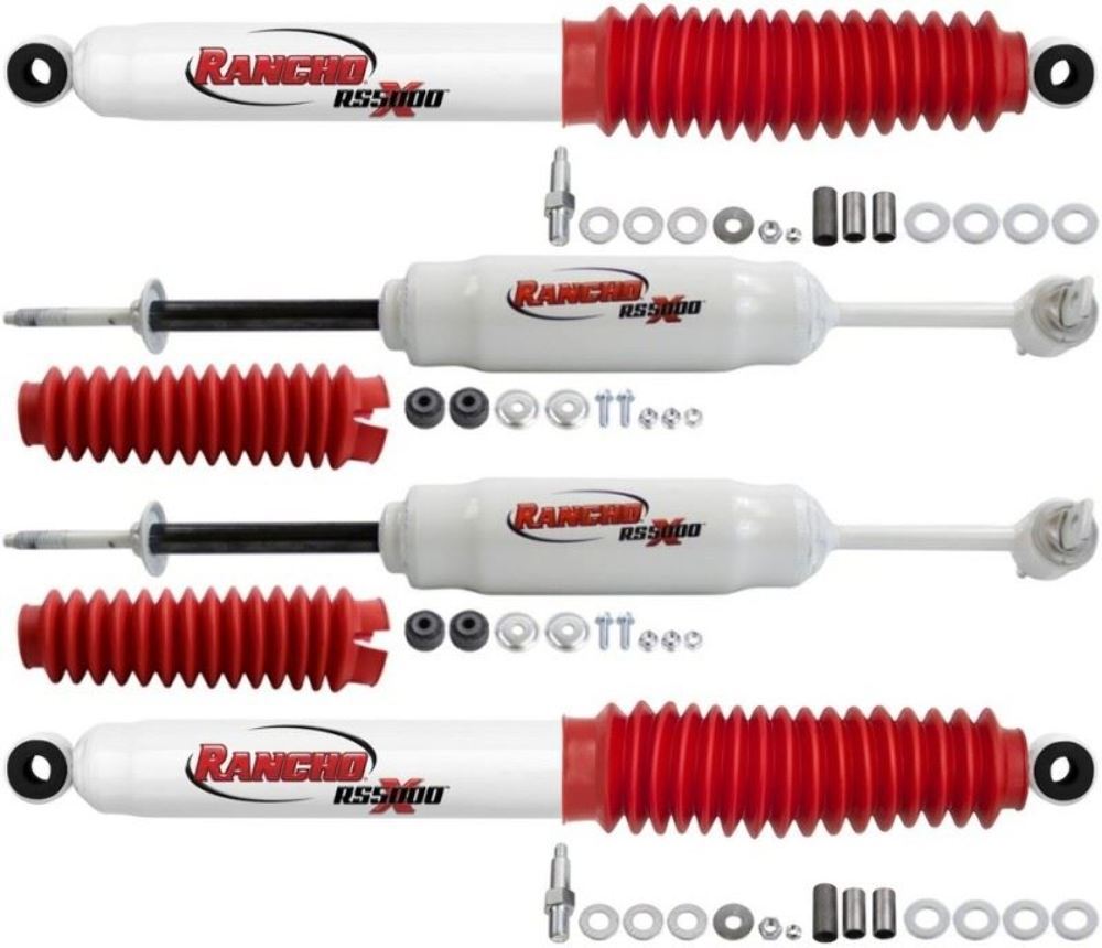 RANCHO RS5000X SHOCK SET FITS 1998 - 2011 Ford 2WD Ranger 1-2.5in lift ...