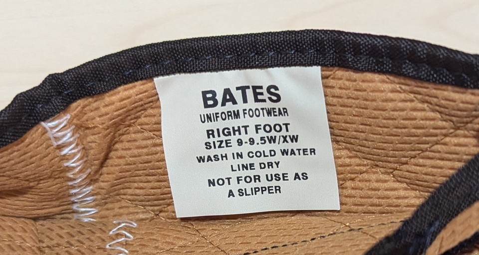 New Bates Military Intermediate Cold Quilted Boot Liner Inserts Sz 9-9. ...