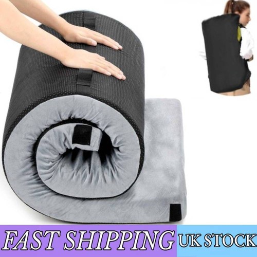 Grey-Hybrid Rolled Memory Foam Mattress Mattress Topper Washable 3 ...