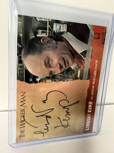 R.I.P LINDSAY KEMP AUTOGRAPH 2014 THE WICKER MAN | eBay