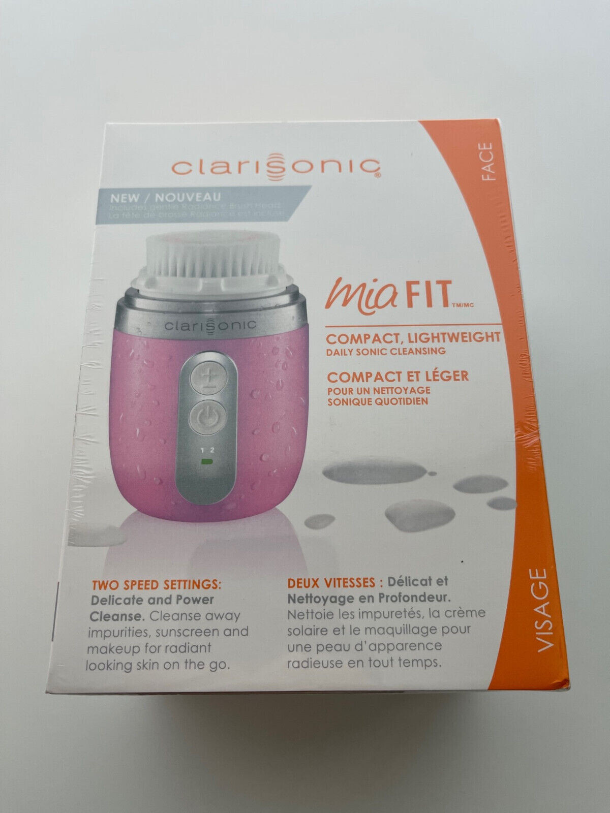 New Clarisonic Mia Fit Skin Cleaning Face Brush - PINK | eBay