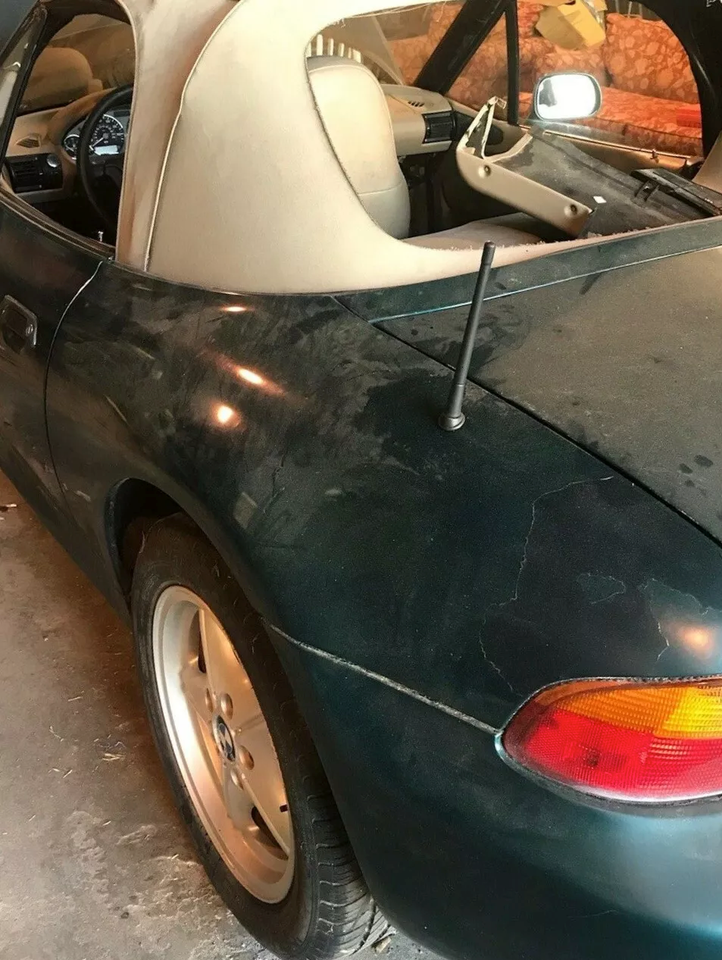 6 3/4" inch Short Black Antenna Mast Power Rod Radio AM/FM for BMW Z3 ...